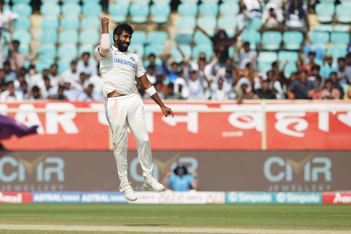 Jasprit Bumrah won the Player of the match award for his 9 wickets in ...
